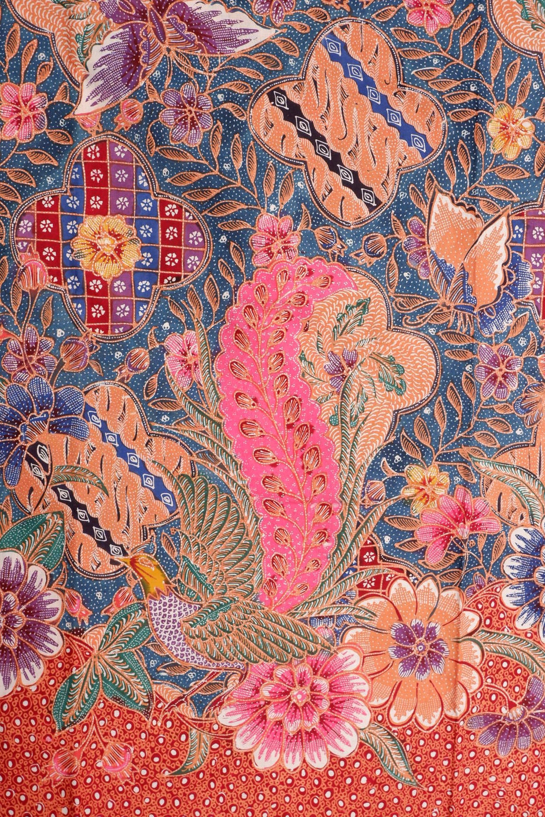 Indonesian Hand Drawn Hokokai Batik Tulis With Combination of - Etsy ...