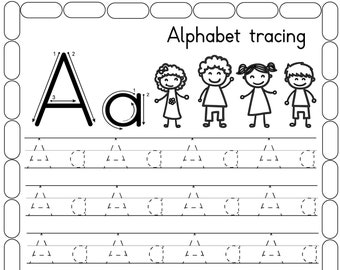 26 Printable Lowercase and UPPERCASE Alphabet Tracing Worksheets ...