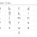 10printable ABC Order Work Mats/worksheets. Preschool-kindergarten ...
