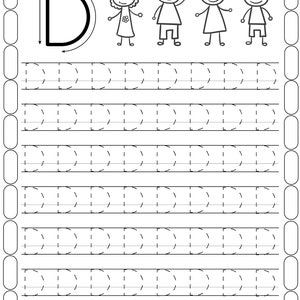 Alphabet Tracing Worksheets: 26 Printable Uppercase Pages (PDF) - Etsy