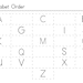 10printable ABC Order Work Mats/worksheets. Preschool-kindergarten ...