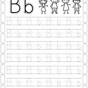 Alphabet Tracing Worksheets: Uppercase Handwriting (PDF) - Etsy
