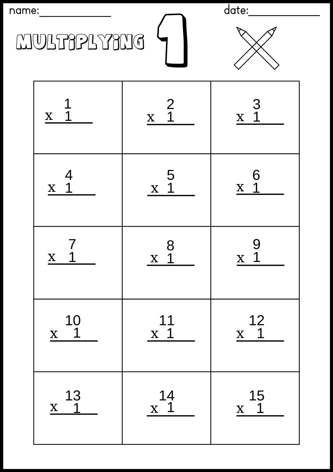 17 Pages Printable Multiplying Math Worksheet - Etsy