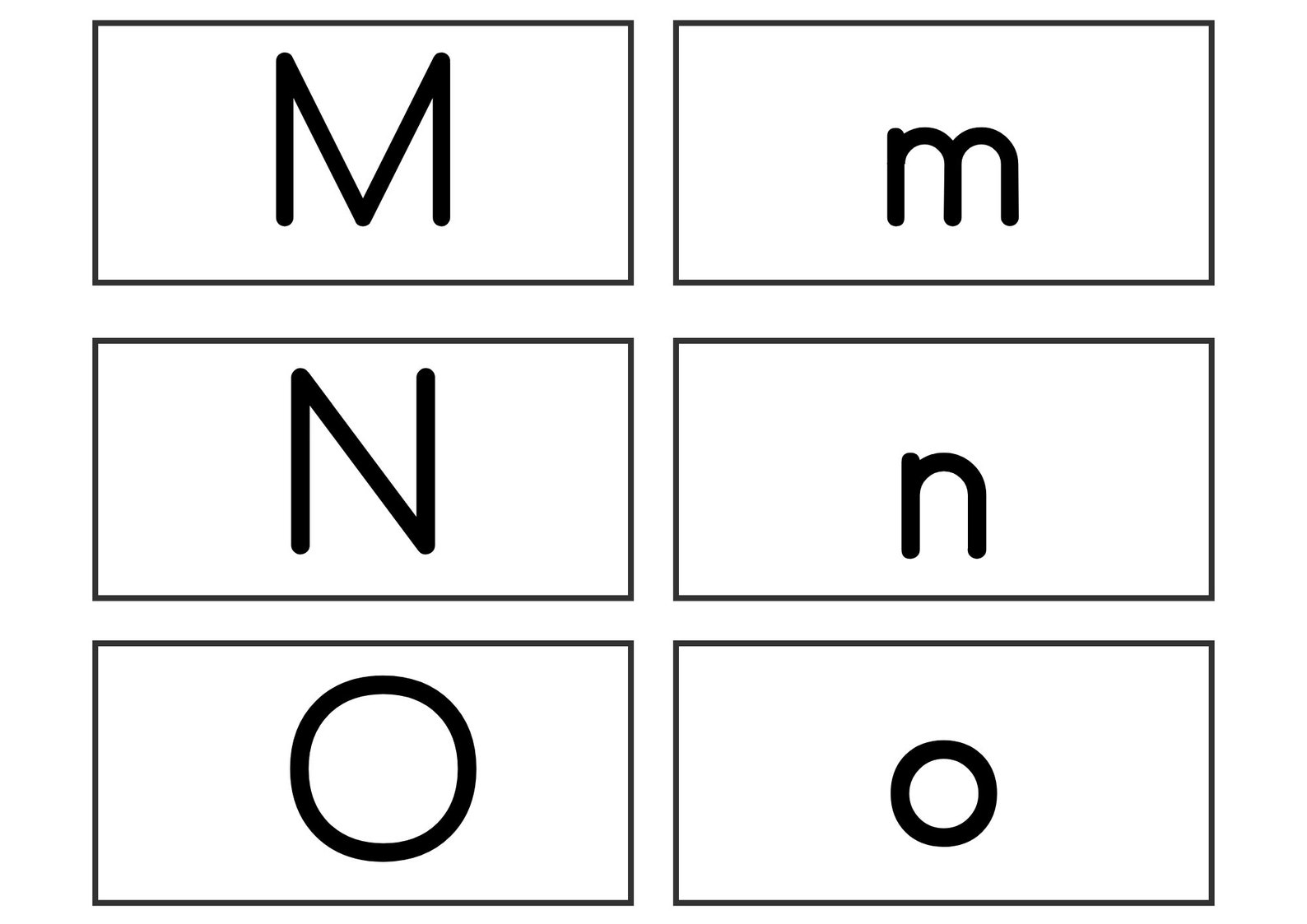 Printable Uppercase&lowercase Alphabet Flash Card - Etsy