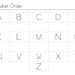10printable ABC Order Work Mats/worksheets. Preschool-kindergarten ...