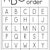 6 Printable ABC Order Work Mats/worksheets. Preschool-kindergarten ...