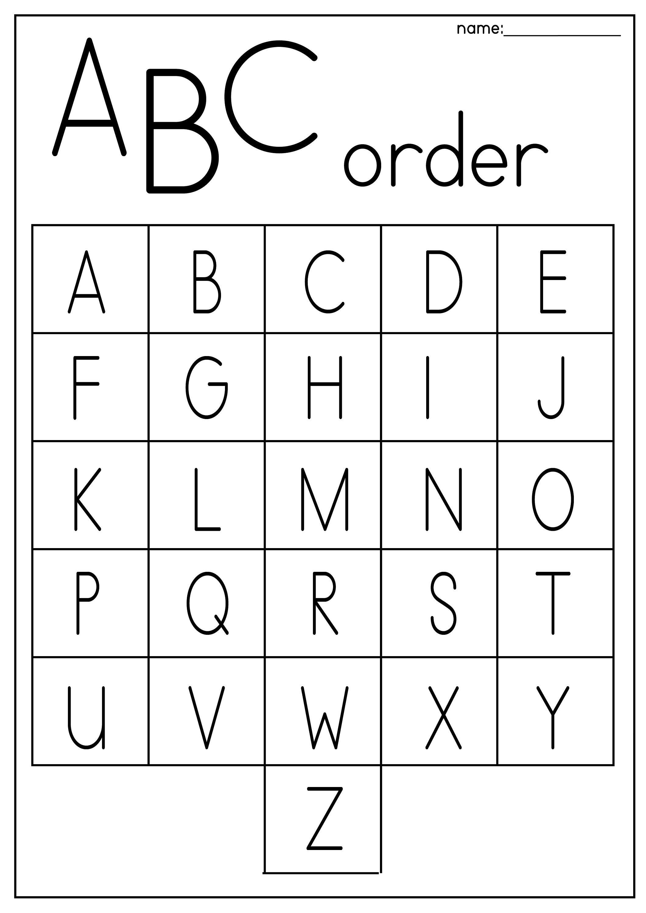 Kindergarten Abc Worksheets Kindergarten Abc Worksheets