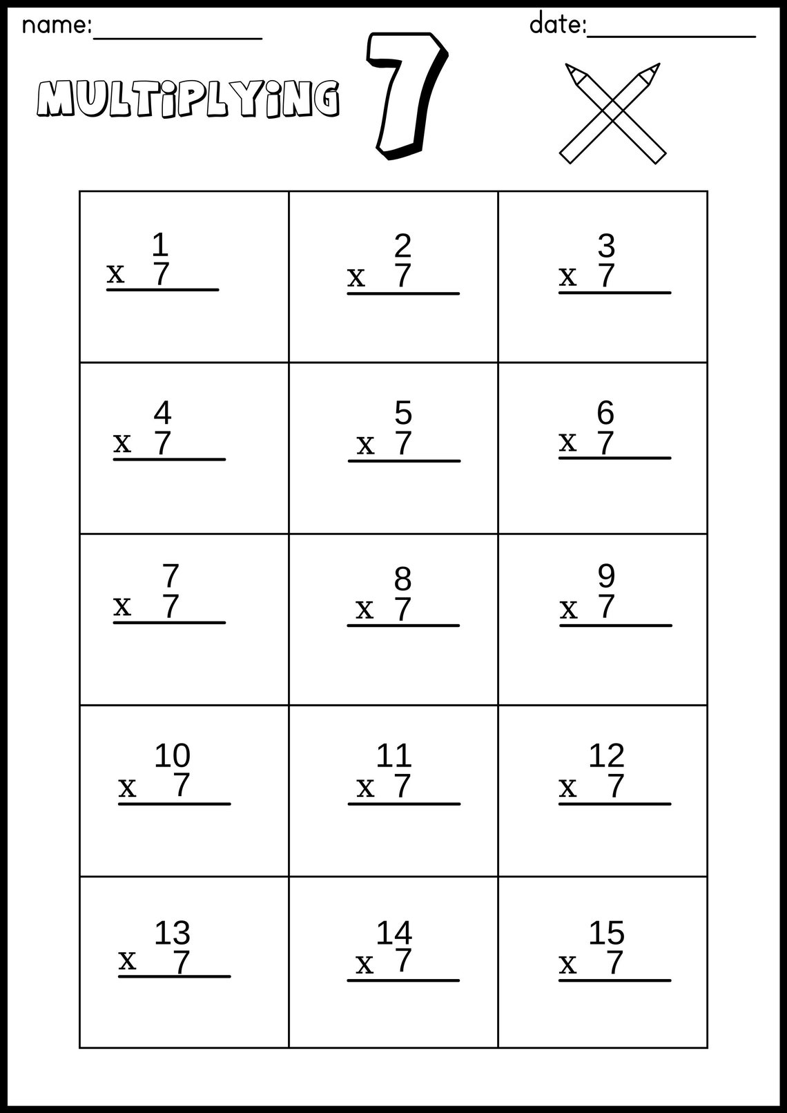 17 Pages Printable Multiplying Math Worksheet - Etsy