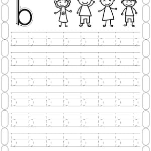 Alphabet Tracing Worksheets: Lowercase Handwriting Practice (PDF) - Etsy
