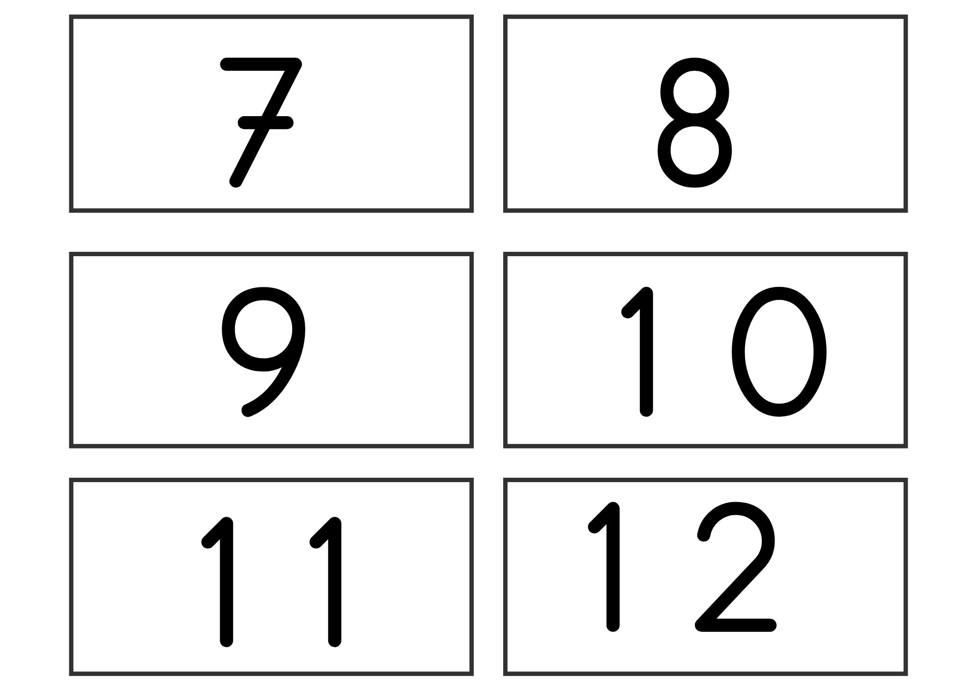 1-100 Numbers Printable Flash Card - Etsy