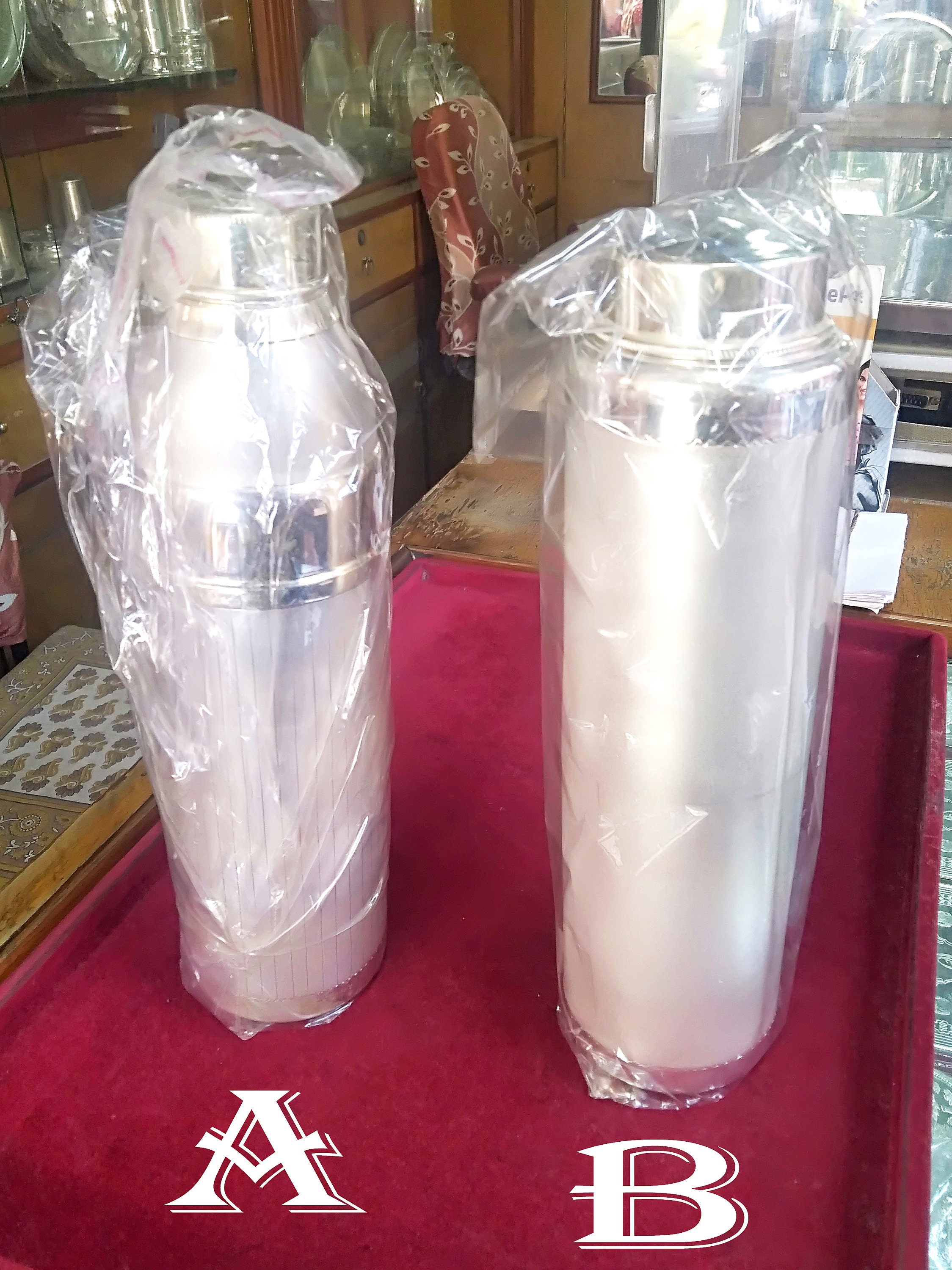 Pure Silver Water Bottle, Handmade Silver Bottle, Drinking Water Silver ...