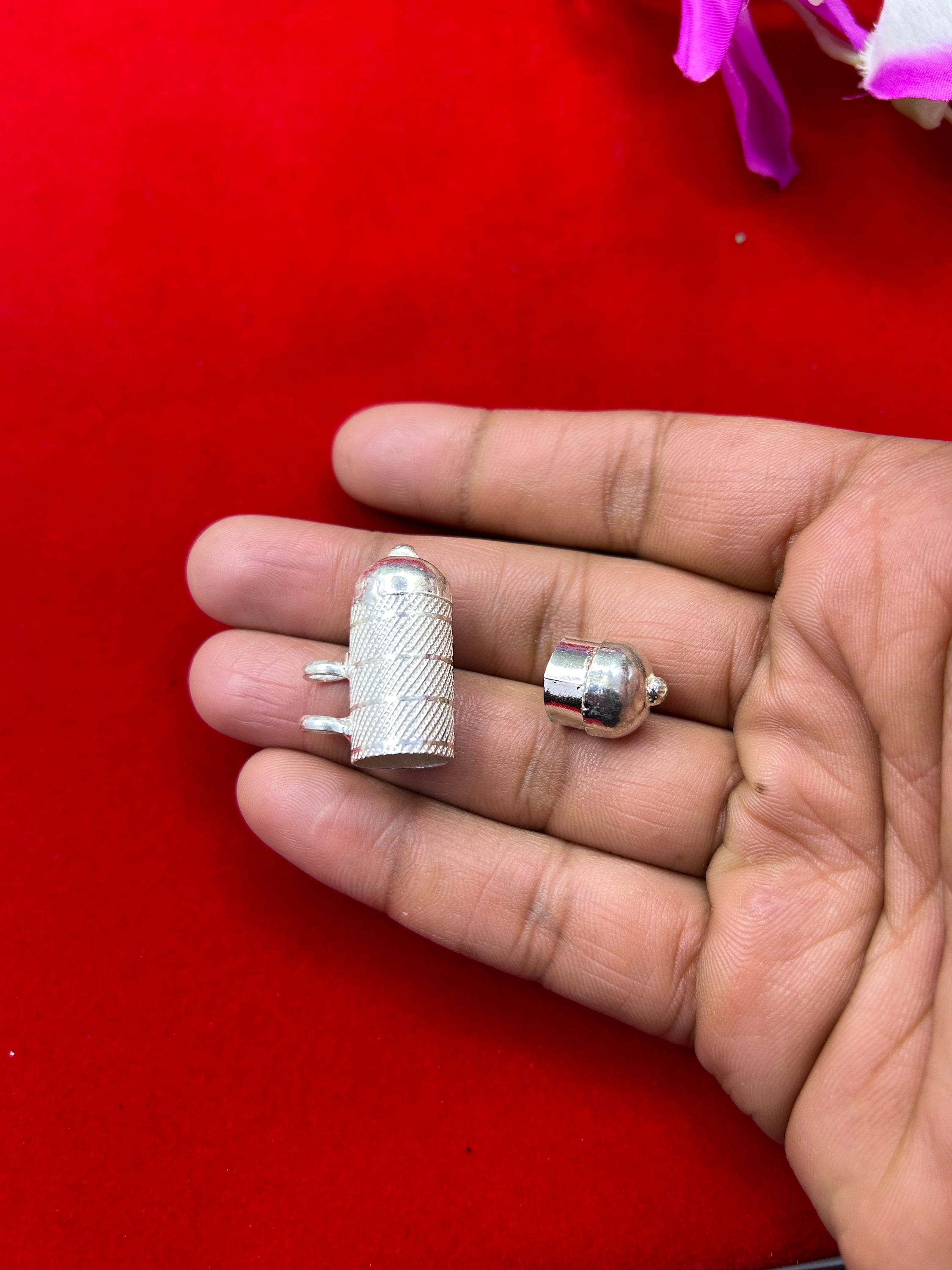 Silver Taweez Locket for Men and Women Stash Mantra Box Kavach Taweez ...