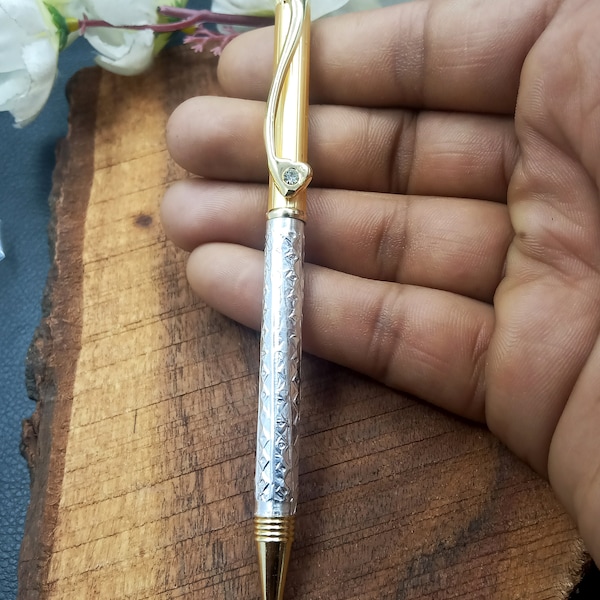 Silver Writing Pen - Etsy
