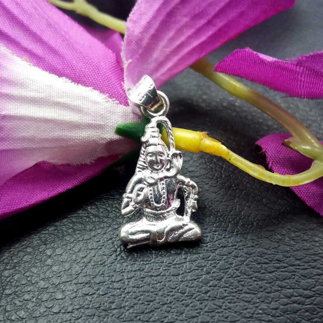 Sale Lord Shiva Pendant, Meditating Shiva Pendant, Silver Shiva ...