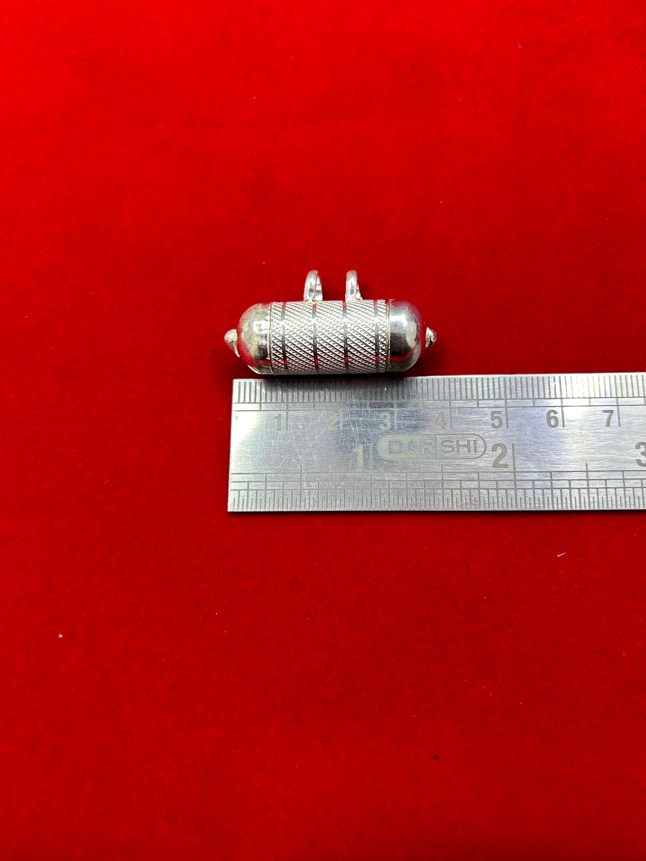 Silver Taweez Locket for Men and Women Stash Mantra Box Kavach Taweez ...