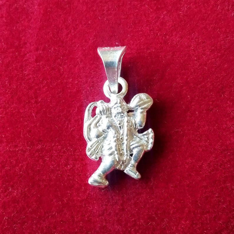 925 Sterling Silver Hindu God Lord Hanuman Pendant Spiritual Locket ...