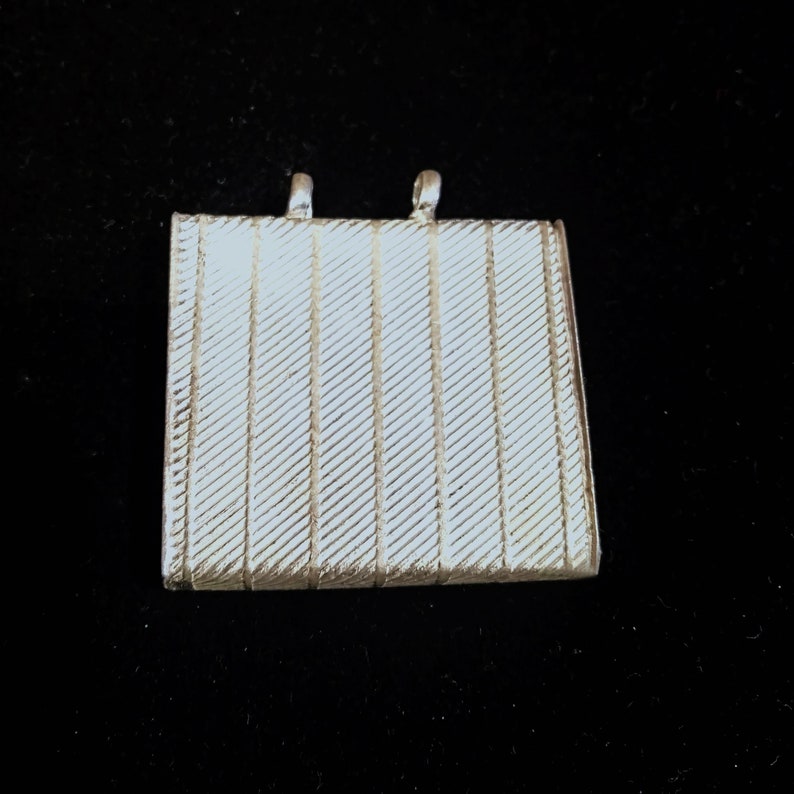 Silver Taweez Kavach, Antique Silver Taweez, India Prayer Box Necklace ...