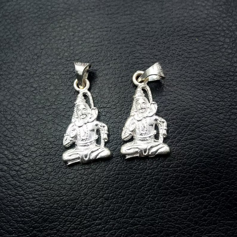 Sale Lord Shiva Pendant, Meditating Shiva Pendant, Silver Shiva ...