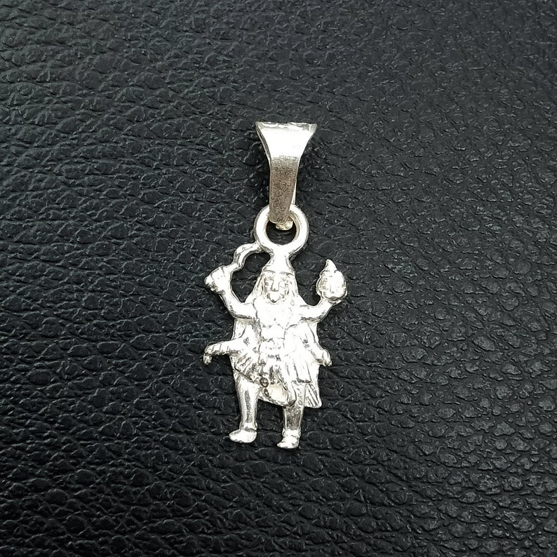 925 Sterling Silver Blessing Goddess Kalika Maa Pendant Mahakali Kalima ...
