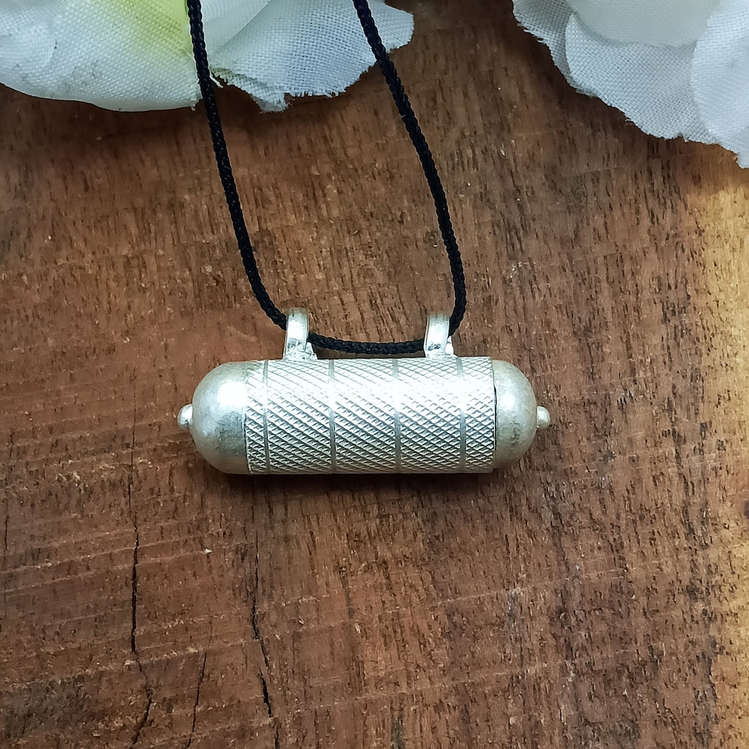 Silver Taweez Locket Pendant, Sterling Silver Kavach Taweez, Prayer ...