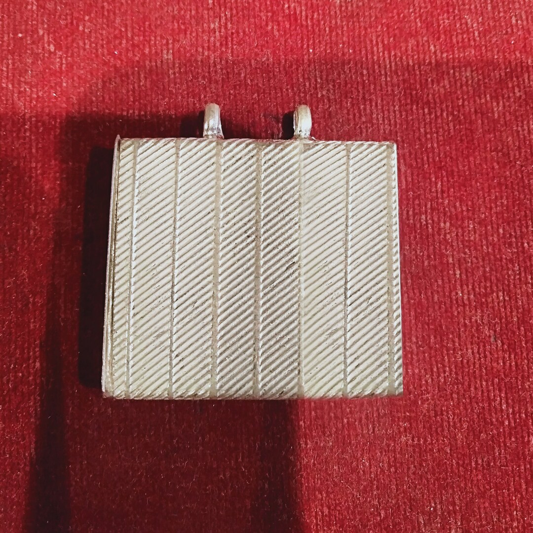 Silver Taweez Kavach, Antique Silver Taweez, India Prayer Box Necklace ...