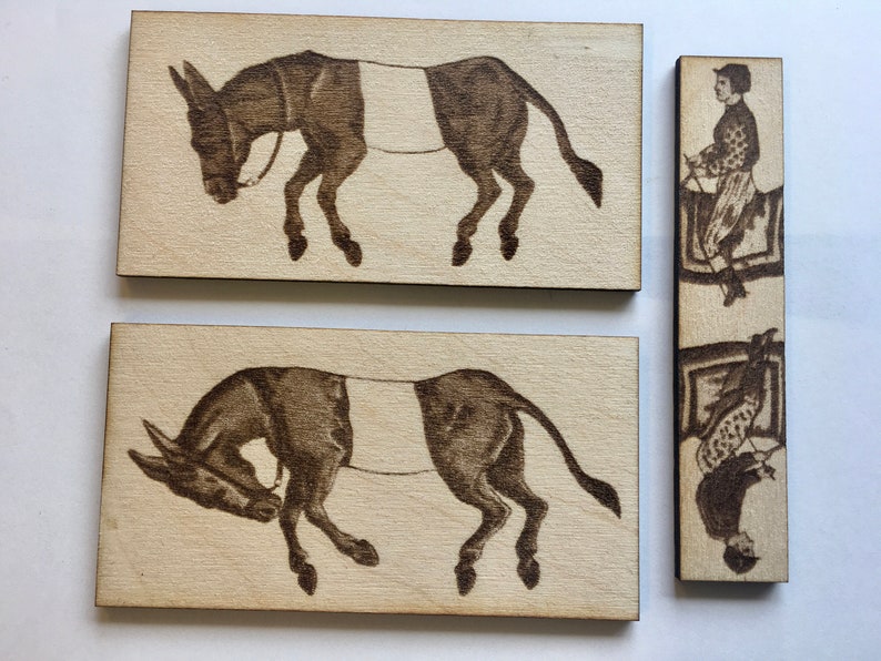 Tricky Donkey Saddle the Horse Wooden Puzzle Fun Game Trick All Ages - Etsy