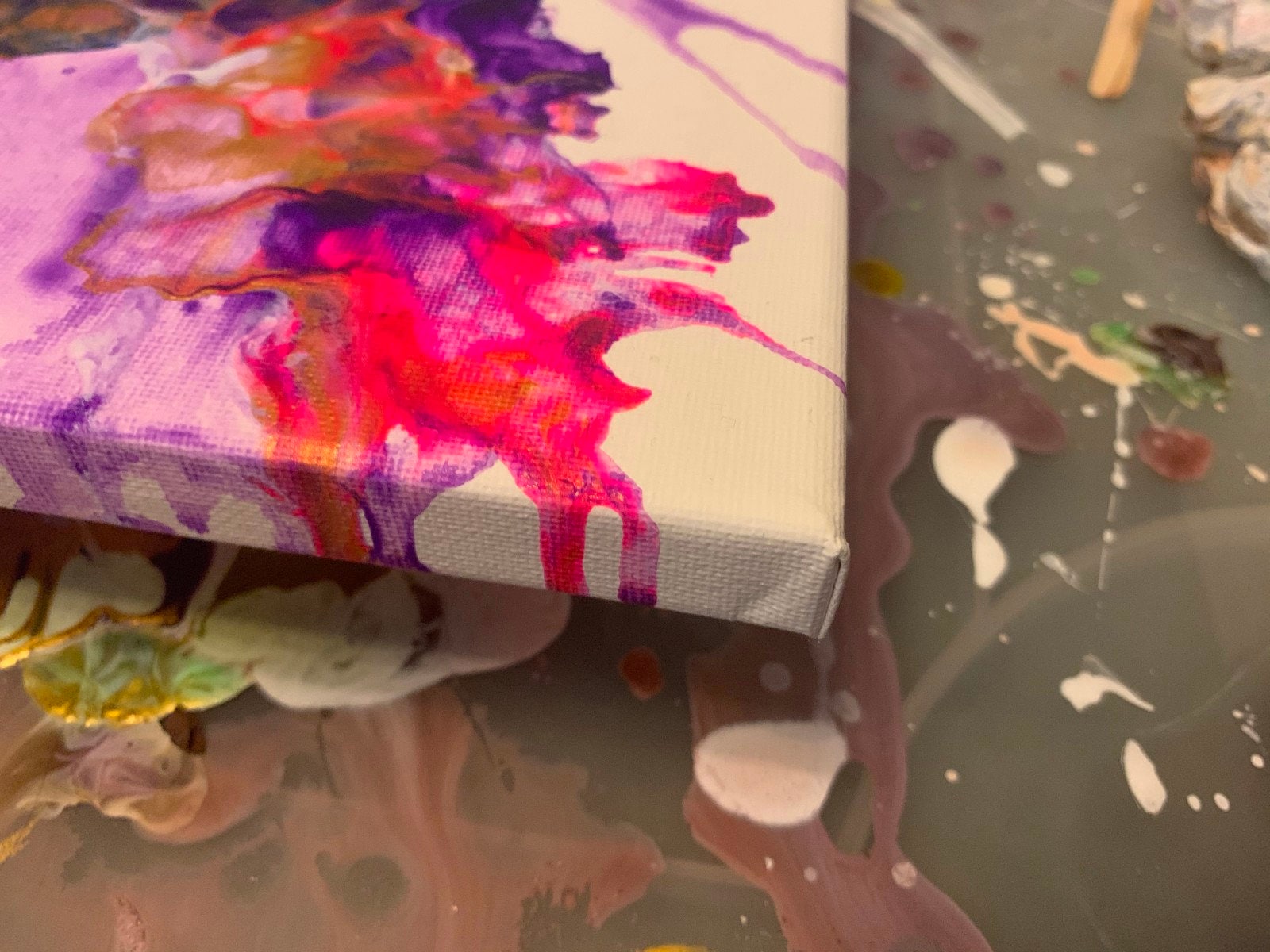 24x Acrylic Pouring Canvas Prop Stand Riser Support for Painting and ...