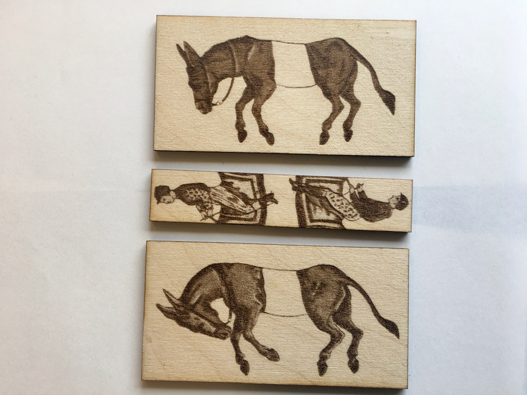 Tricky Donkey Saddle the Horse Wooden Puzzle Fun Game Trick All Ages - Etsy