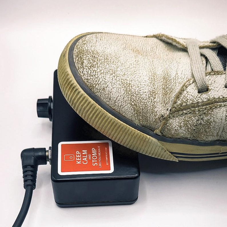 Foot Stomp Box Pedal With Volume Control - 1/4" Line Out - Etsy