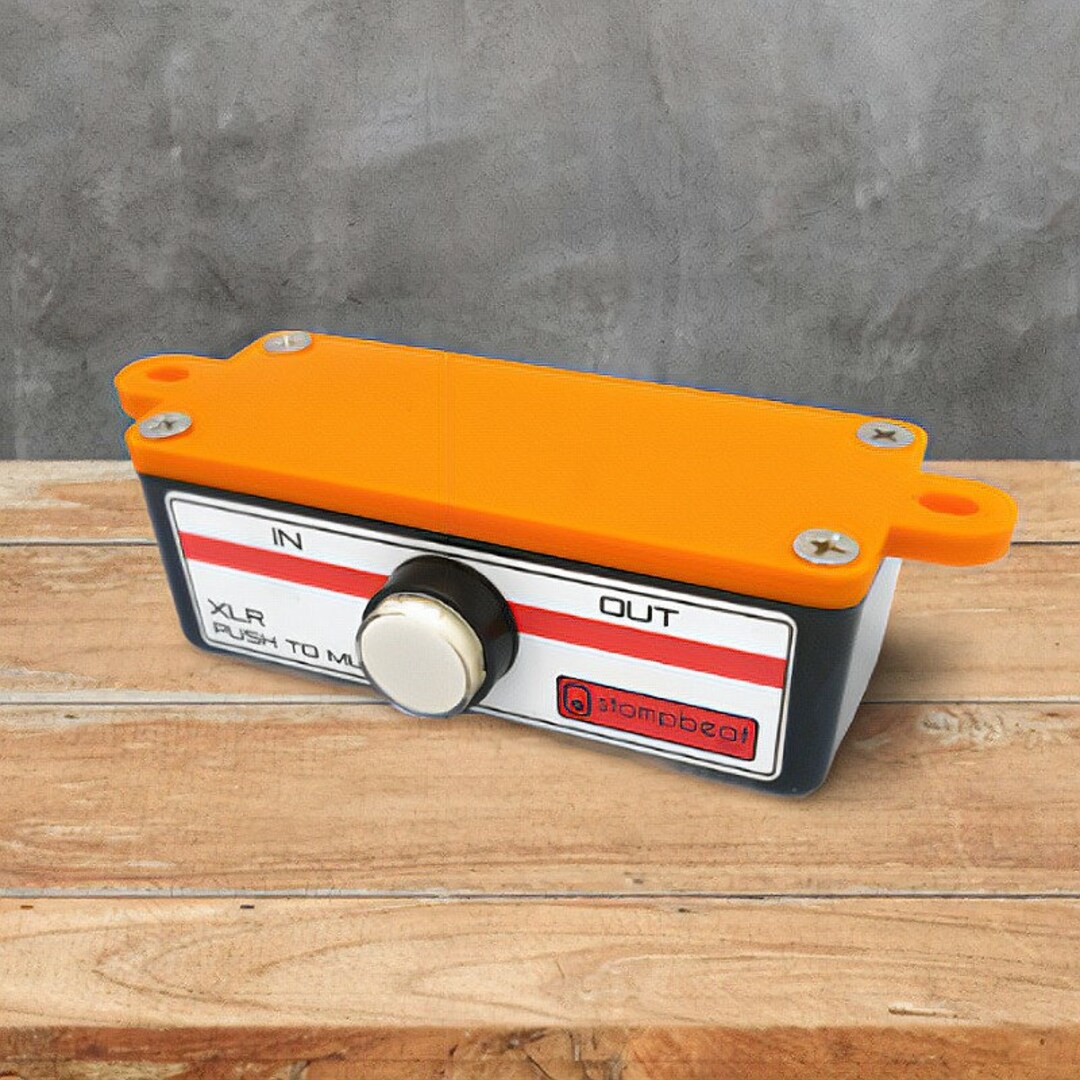 Compact XLR Push-to-mute Under Desk Switch - Popless - Etsy