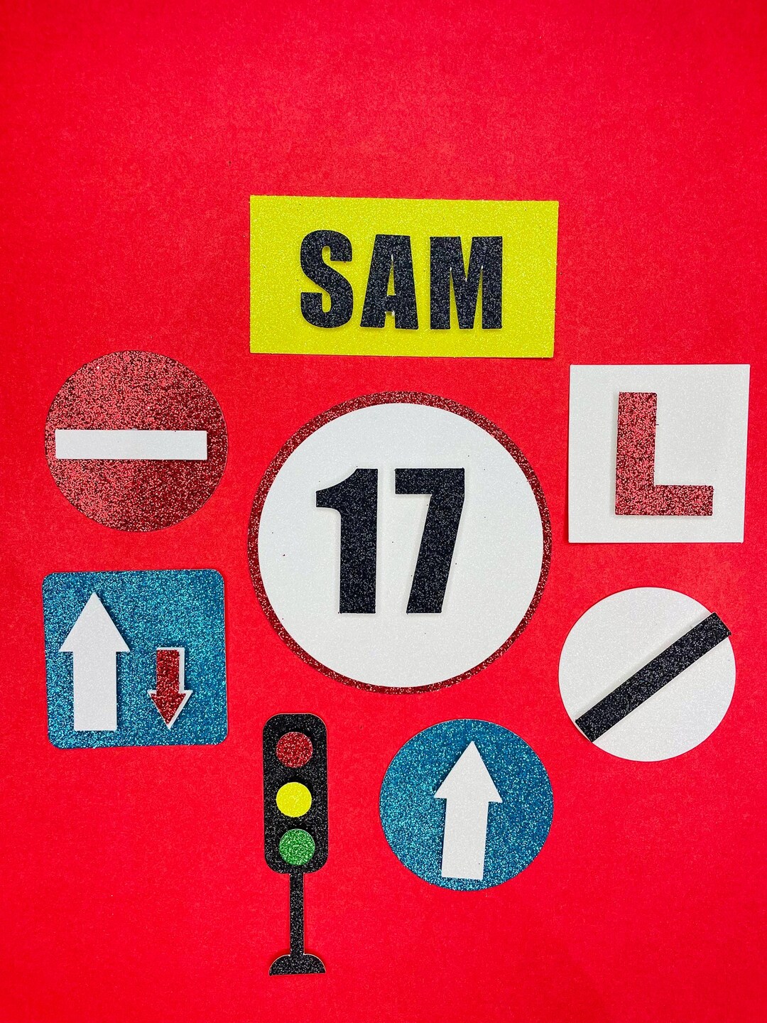 Learner Driver Cake Topper Set | 16th 17th 18th Birthday Cake Topper - Etsy