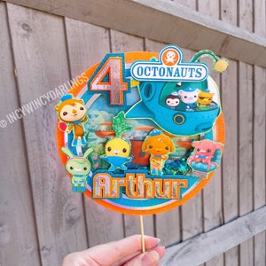 Octonauts Cake Topper /personalized Octonauts Birthday Party/ Birthday ...