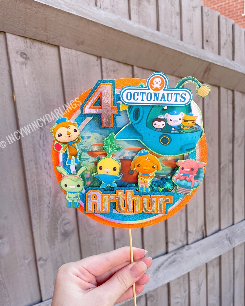 Octonauts 3D Shaker Cake Topper - Etsy UK