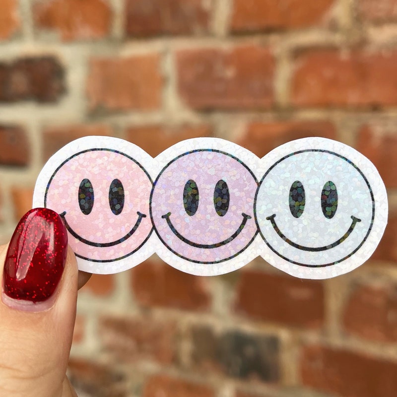 Gradient Smiley Face - Etsy