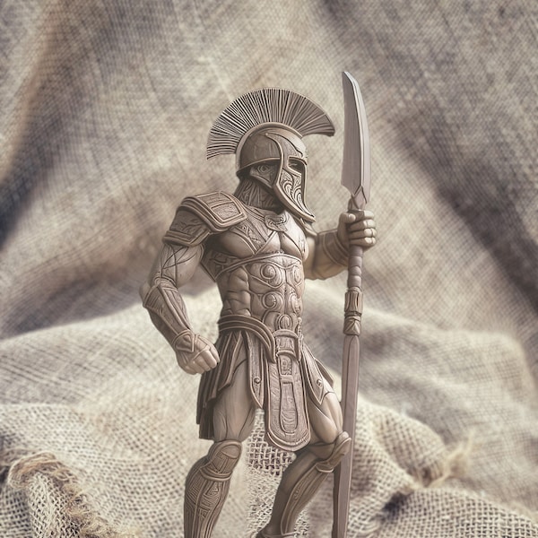 Roman Spartan Statue - Etsy