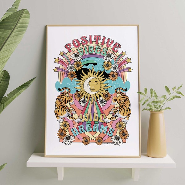 Hippy Poster - Etsy UK