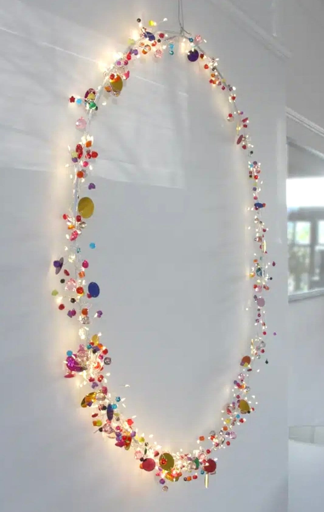 Decorative Folklore Circle LED Fairy Light Wreath (40cm) - Etsy