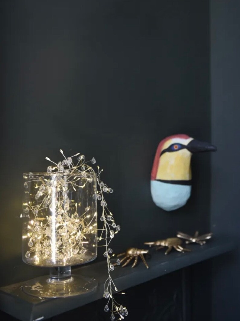 Decorative Crystal Cluster LED Fairy Lights - Etsy