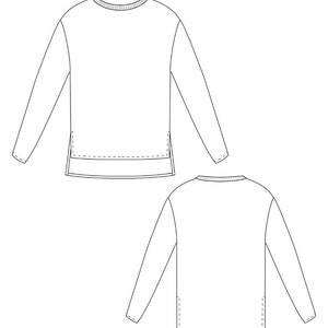 Digital Men's Sweatshirt PDF Sewing Pattern /instant Download / Sewing ...