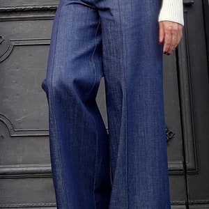 Wide Leg Jeans PDF Sewing Pattern / Instant Download - Etsy