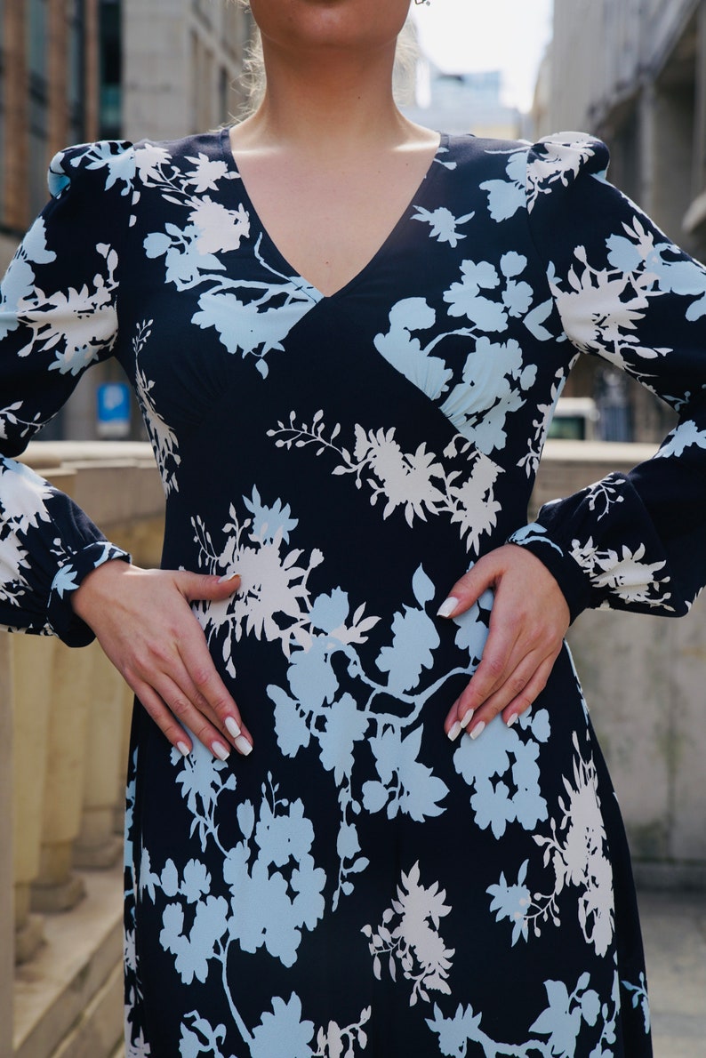 Bohemian Floral Dress PDF Sewing Pattern - Etsy