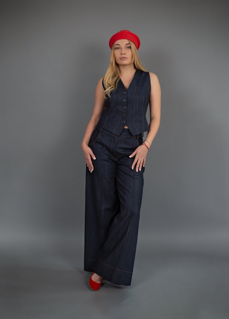 Wide Leg Jeans PDF Sewing Pattern / Instant Download - Etsy