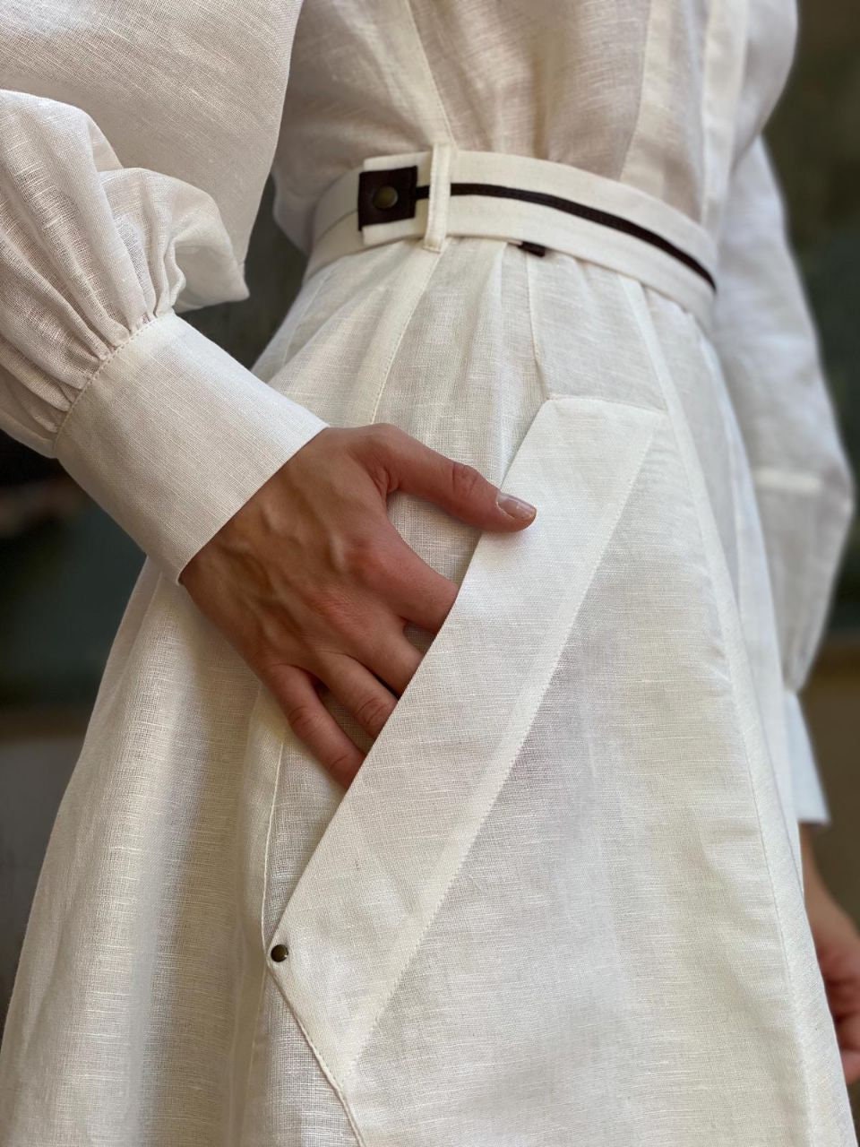 Linen Maxi Dress Pattern / PDF Sewing Pattern / Sundress With Buttons ...