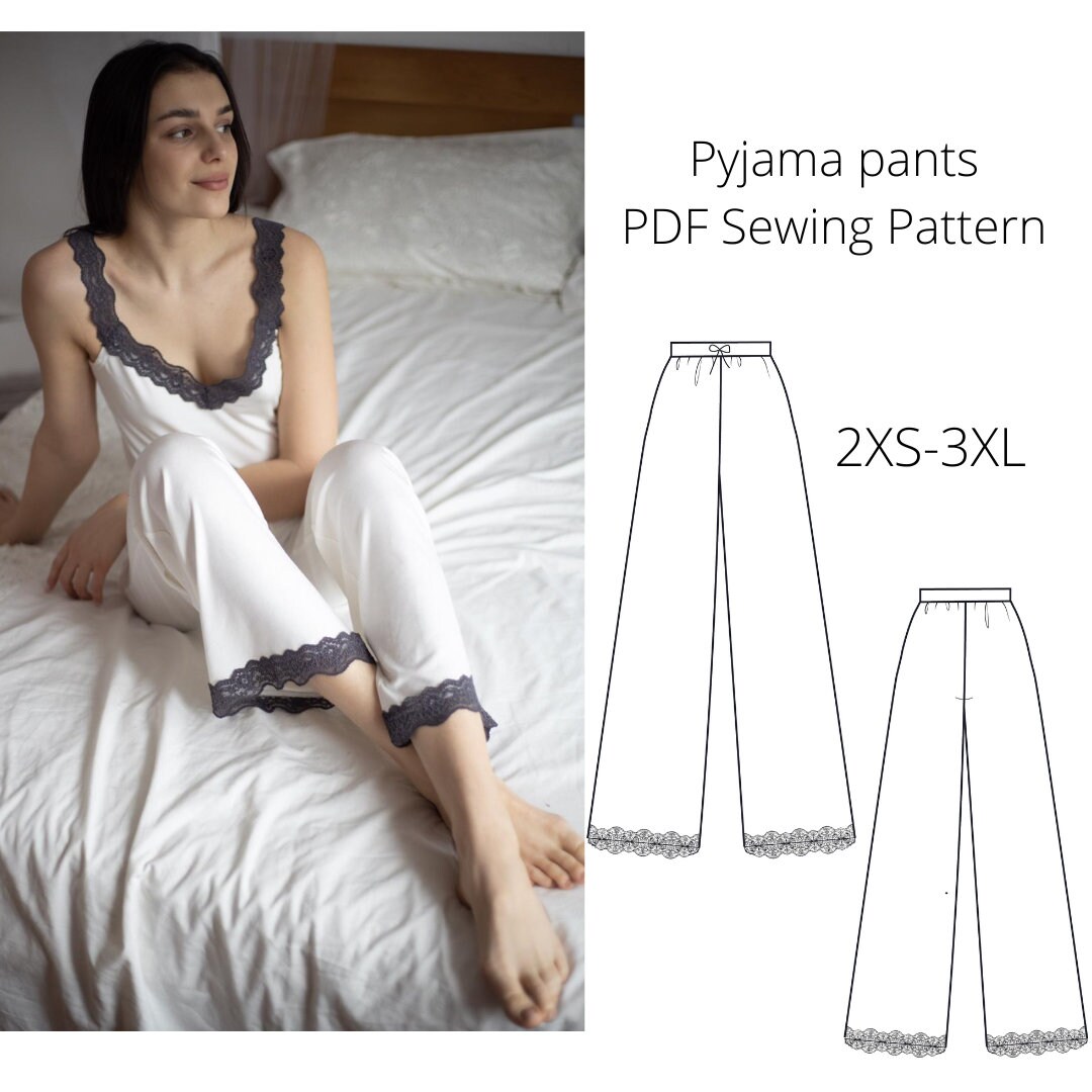 Home Trousers PDF Sewing Pattern - Etsy
