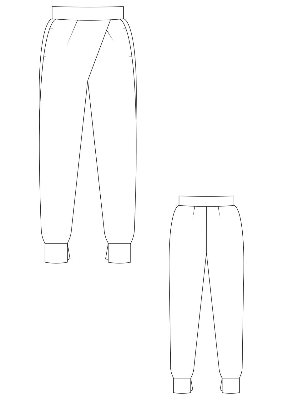 Trousers PDF Sewing Pattern/ Instant Download - Etsy