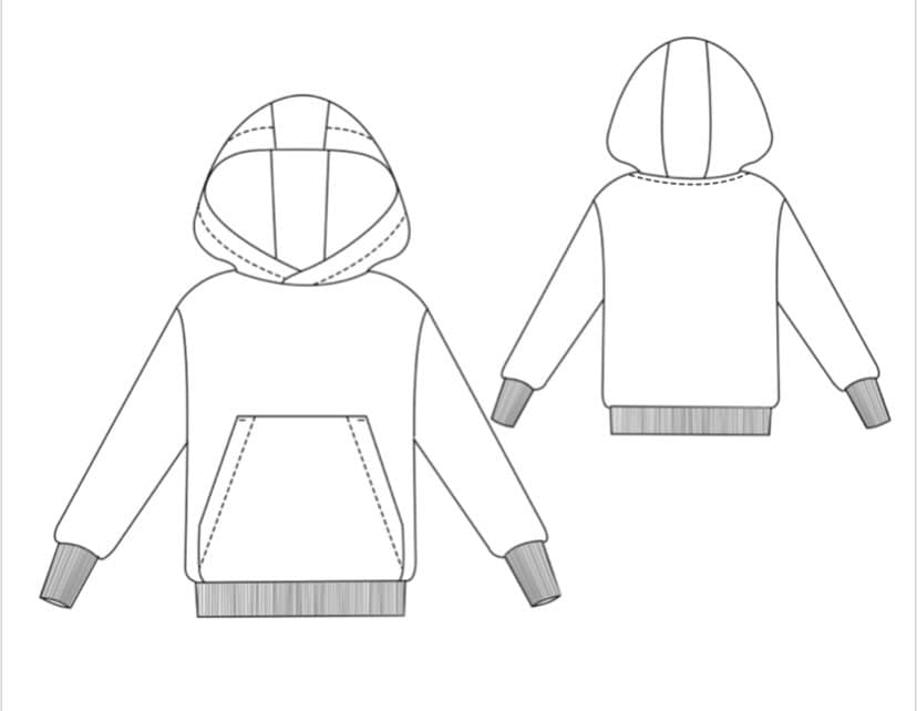 Women Hoodie/ Slim Fit/ PDF Sewing Pattern - Etsy