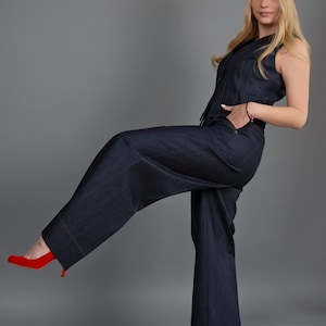 Wide Leg Jeans PDF Sewing Pattern / Instant Download - Etsy