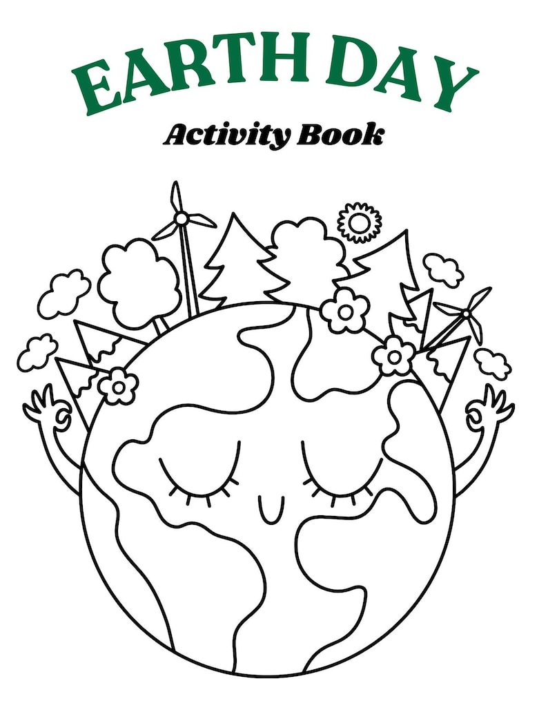 Earth Day Activity Book for Kids | Eco-friendly Fun & Learning ...