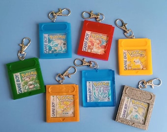 My Pastel GAMEBOY KEYCHAIN Teal White Acrylic Keyring Charm Keychain ...