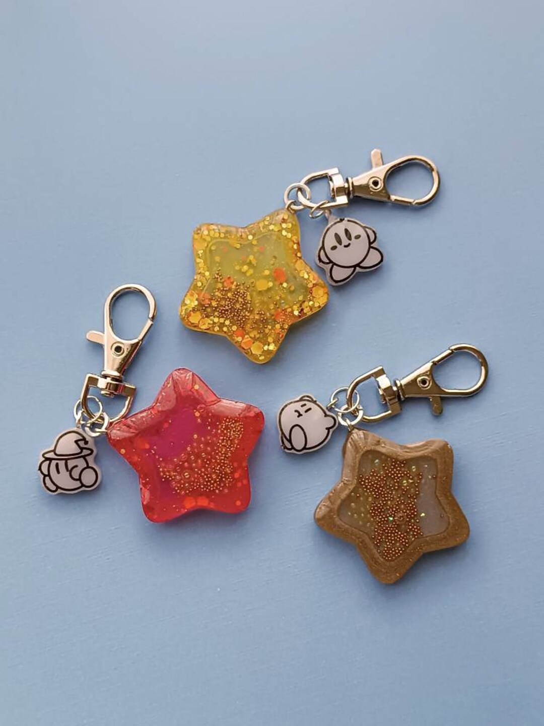 Star Shaker Keychain - Etsy